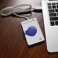 ACR122U 13.56MHz ISO14443 NFC Reader Writer Copier RFID Duplicator ...