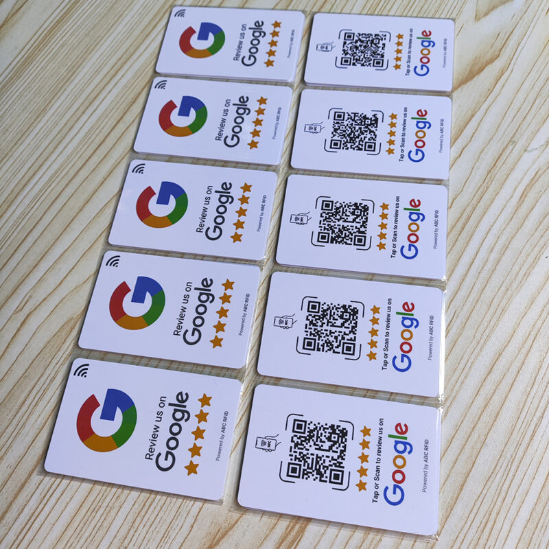 Google Review Card (NFC Tap + QR Code) - ABC RFID